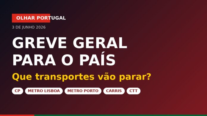 Greve geral a 3 de junho: que transportes vão parar em Portugal - Orações